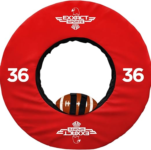 FOOTBALL TACKLE WHEEL & DUMMIES WITH STRAPS 36 INCHES | ExxactSports