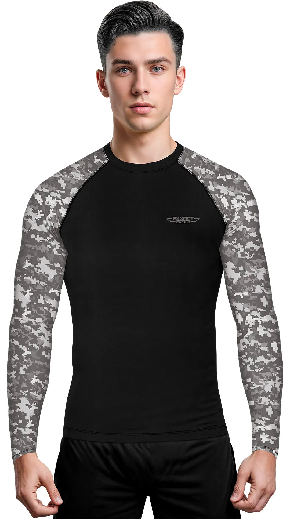 BJJ Rash Guard Mens Long Sleeve Adult| Exxact Sports
