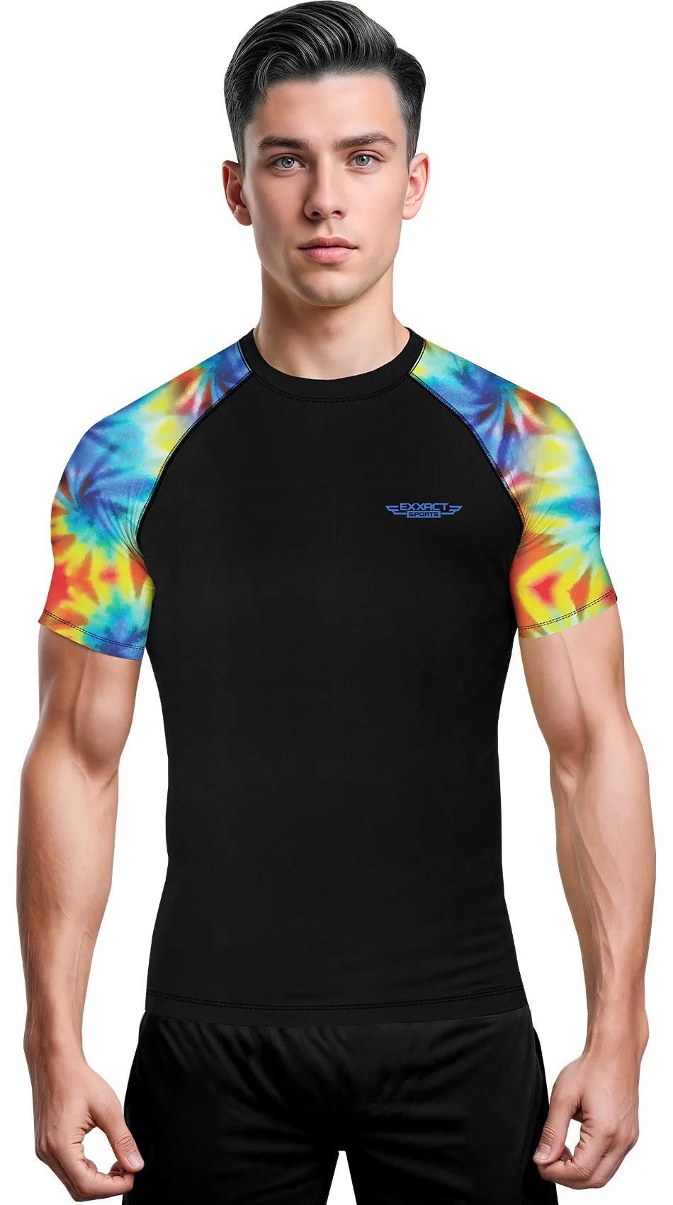 BJJ Rash Guard Jiu Jitsu Short Sleeve, Men for MMA Wrestling Adult ...
