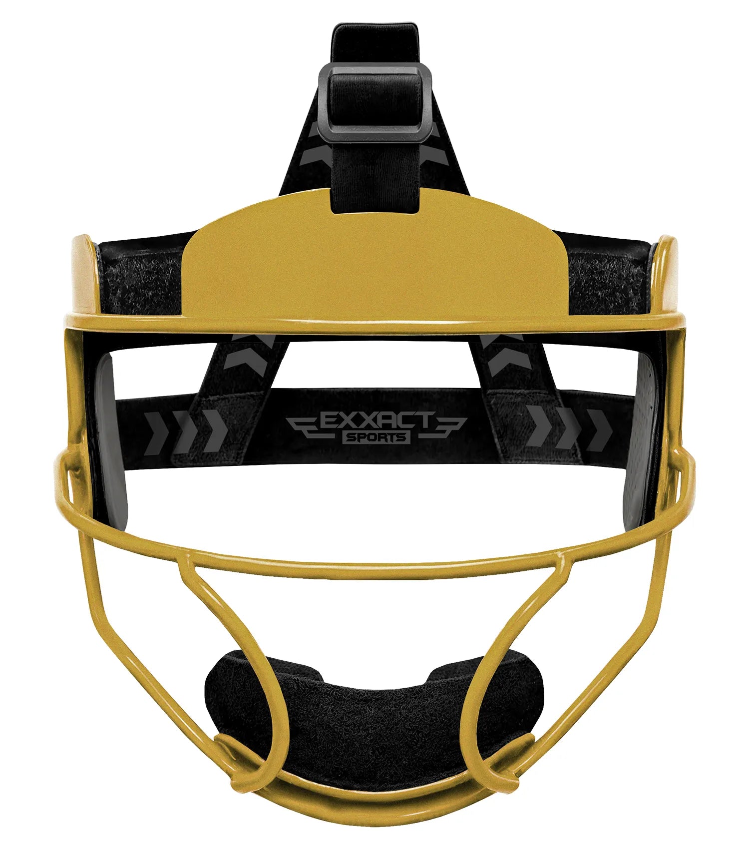 Lightweight Softball Face Mask, Protective Fielders Mask Gold | Exxact ...