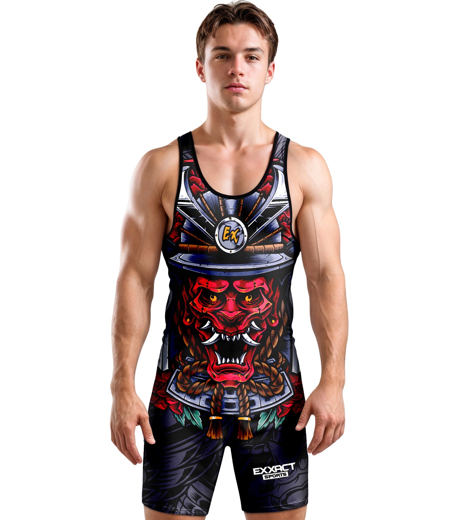 Men's Sublimated Wrestling Singlet For Training and Powerlifting ...